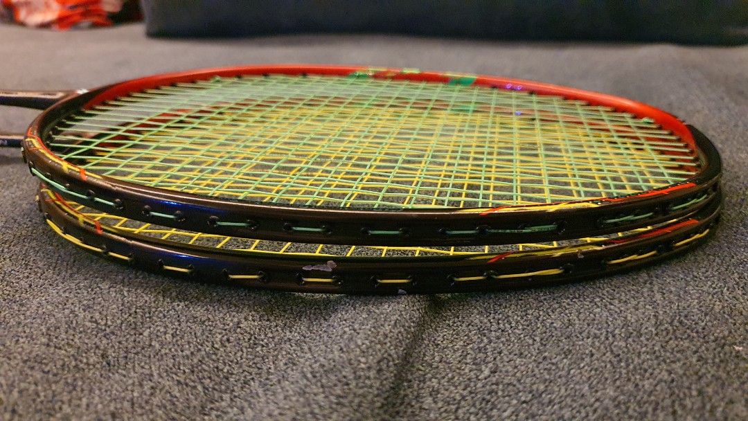Yonex Astrox 88D 1st Gen (Ruby Red/Emerald Green), Sports Equipment ...