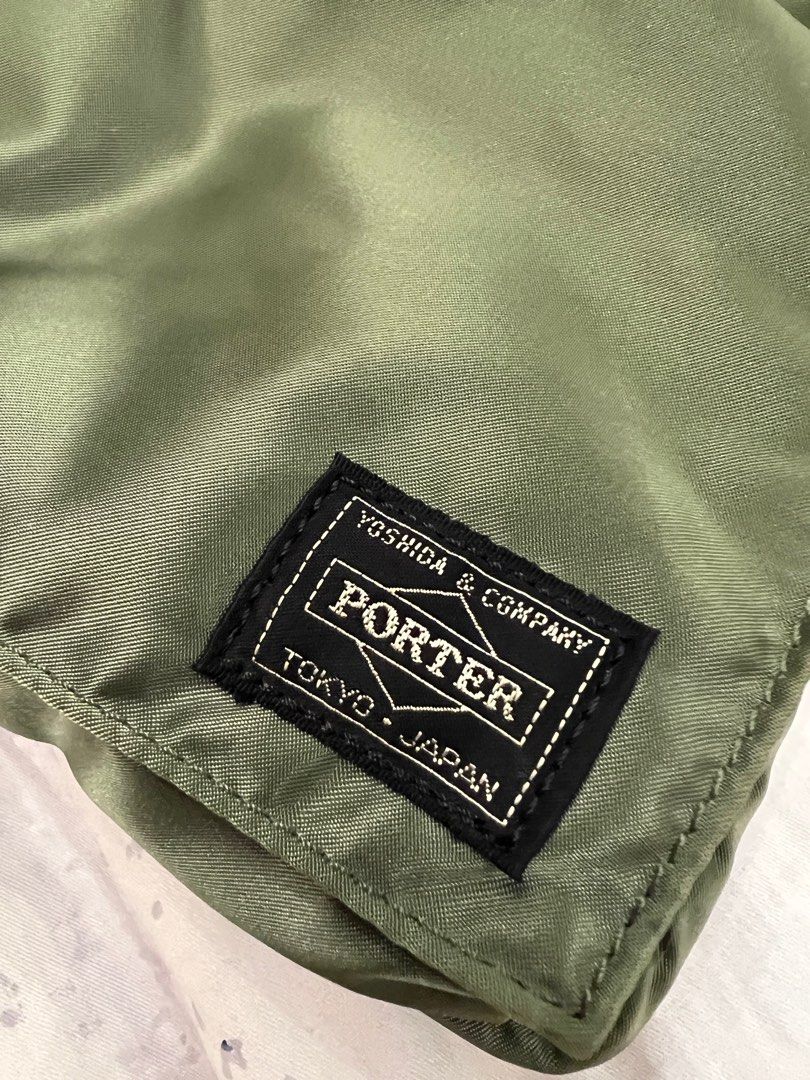 Yoshida Porter Tanker Document Pouch Sage Green, Men's Fashion, Bags ...