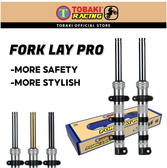 100% TOBAKI CNC FORK LAY PRO SNIPER150 MXKING Y15 SNIPER155 Y16 * GOLD / CHROME / BLACK ...