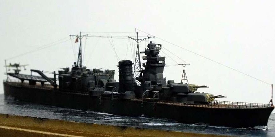 1/700 #106 Fujimi Waterline IJN Oyodo Class Light Cruiser, Oyodo 1944 ...