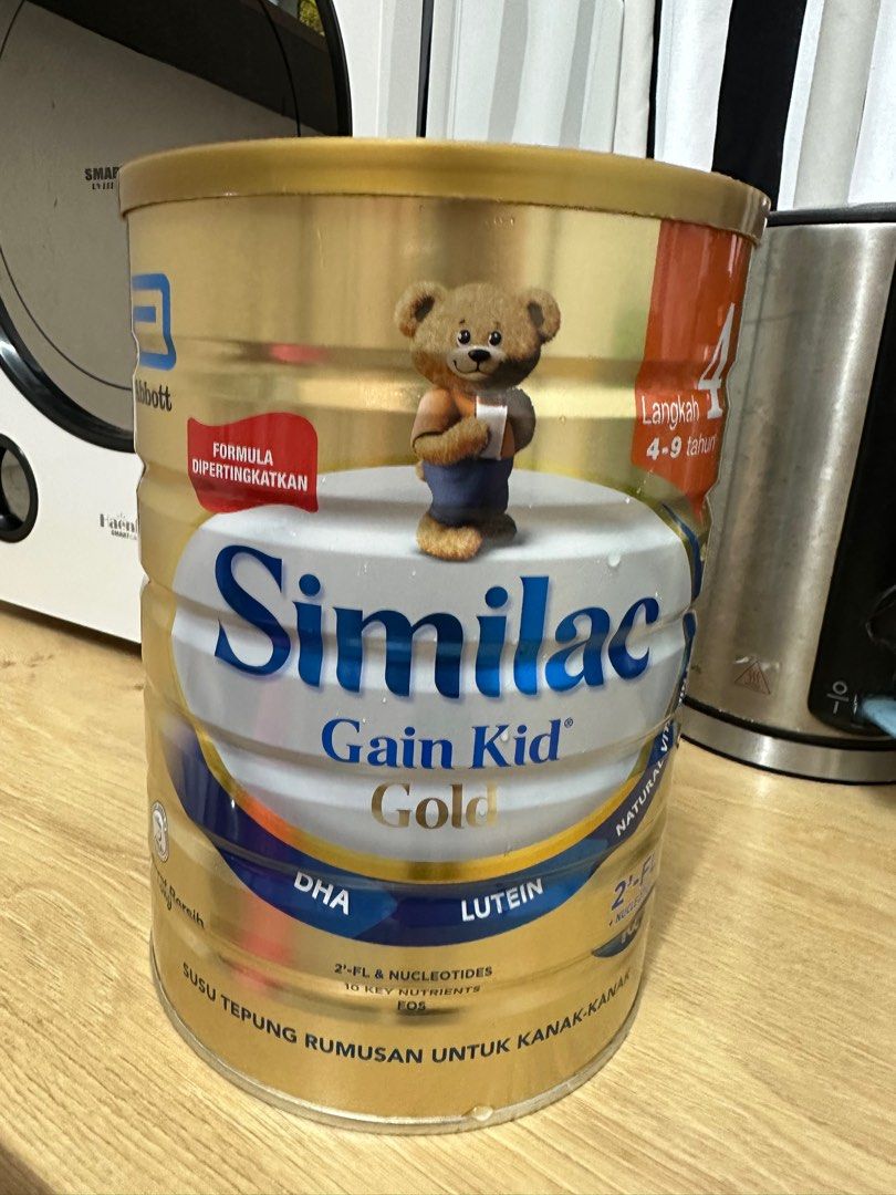1.8Kg Similac Gain Kid & Gain Plus (Tin), Babies & Kids, Nursing ...