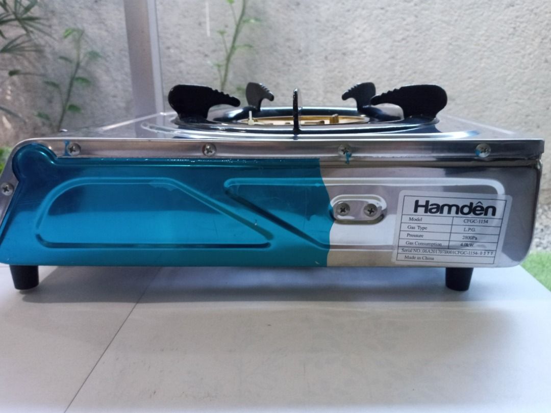 1-BURNER GAS STOVE (Brand: HAMDEN), TV & Home Appliances, Kitchen ...