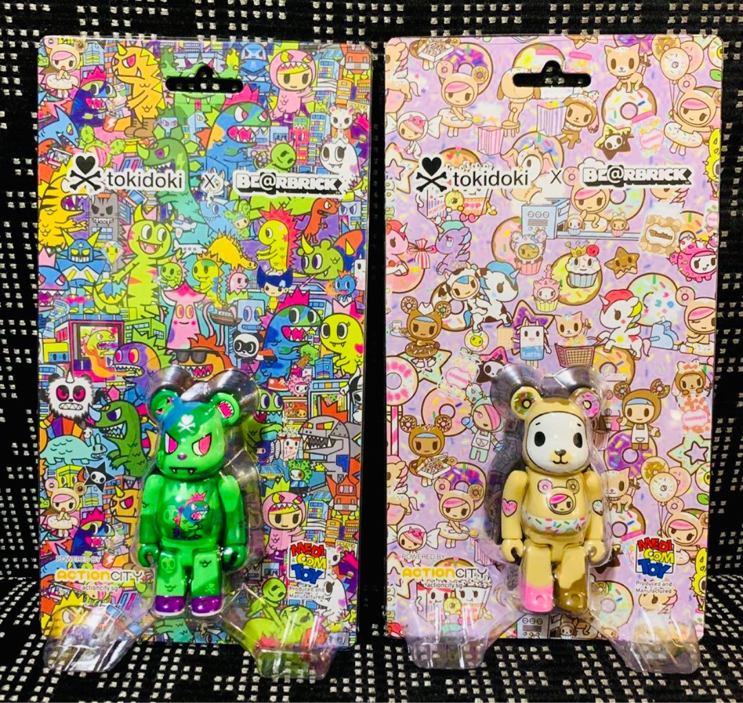 2 x Tokidoki Bearbrick 100%, Hobbies & Toys, Toys & Games on Carousell