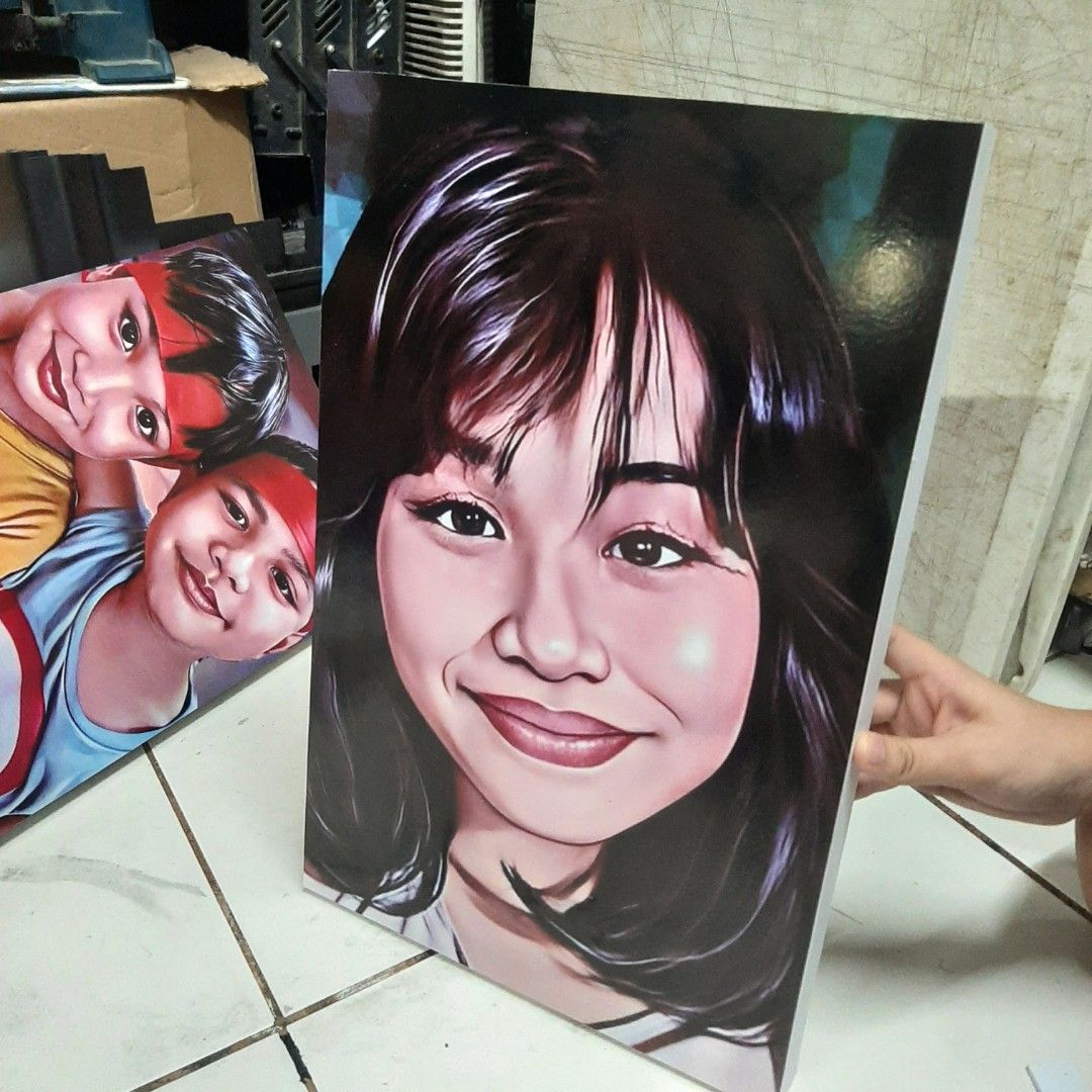 2D WALL POTRAIT, Furniture & Home Living, Home Decor, Frames & Pictures ...