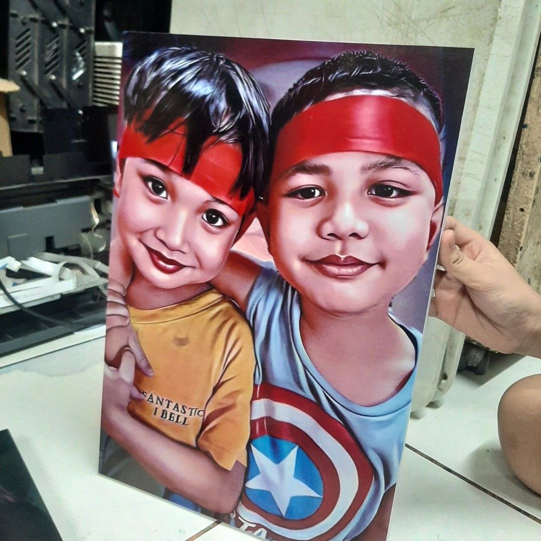 2D WALL POTRAIT, Furniture & Home Living, Home Decor, Frames & Pictures ...