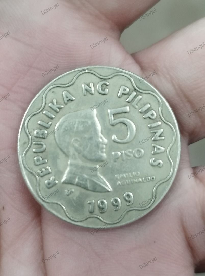 5 peso 1999 Error Coin, Hobbies & Toys, Memorabilia & Collectibles ...