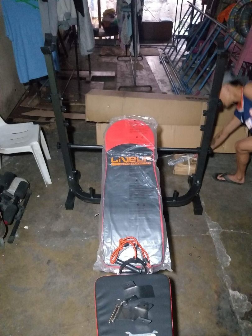 7 in 1 Bench Press Liveup, Sports Equipment, Exercise & Fitness, Cardio ...