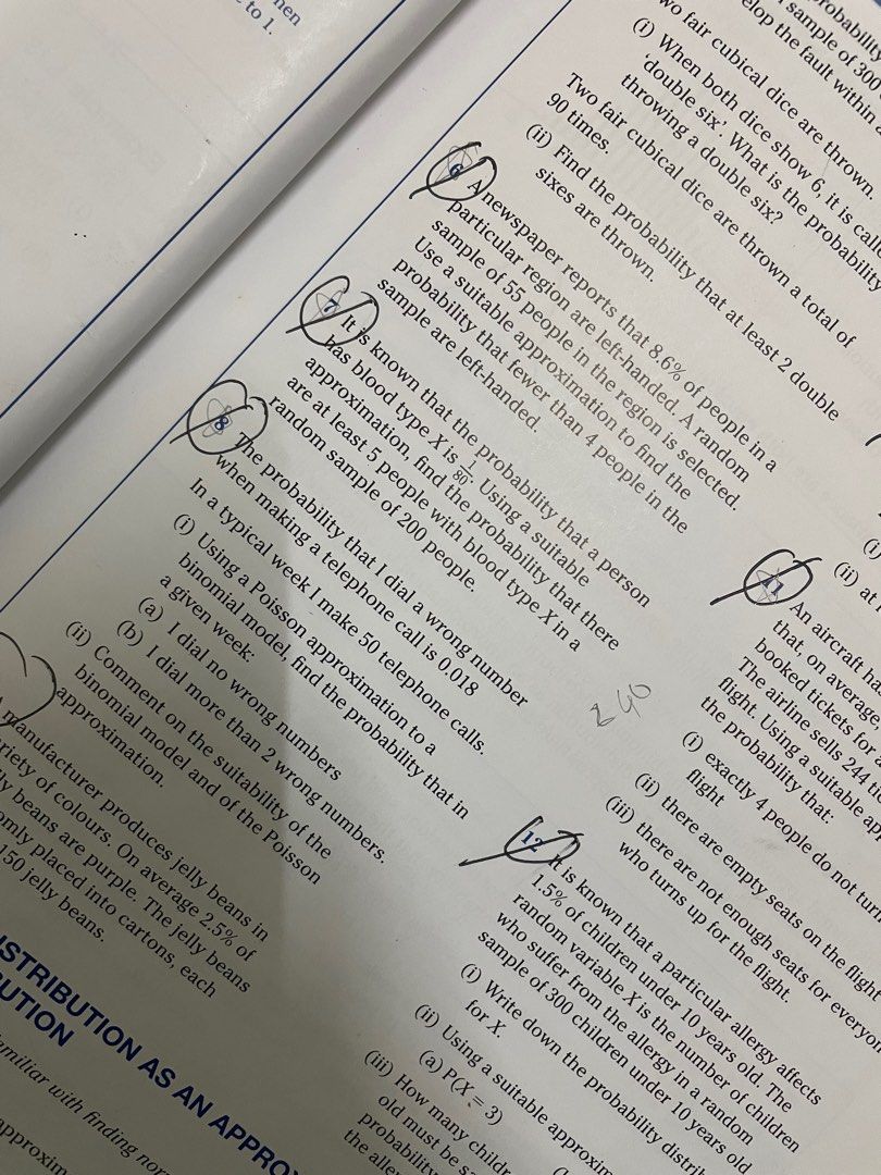A levels Probability and statistics textbook 2, Hobbies & Toys, Books ...