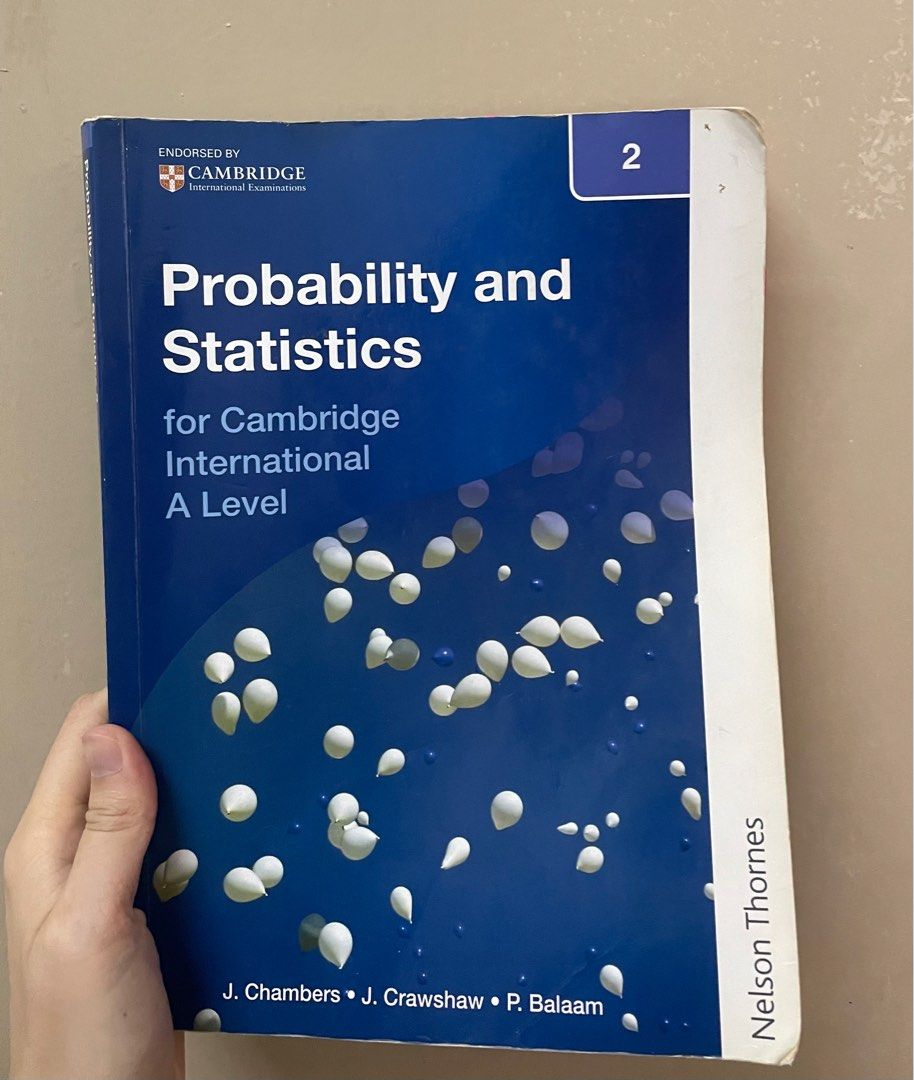A levels Probability and statistics textbook 2, Hobbies & Toys, Books ...