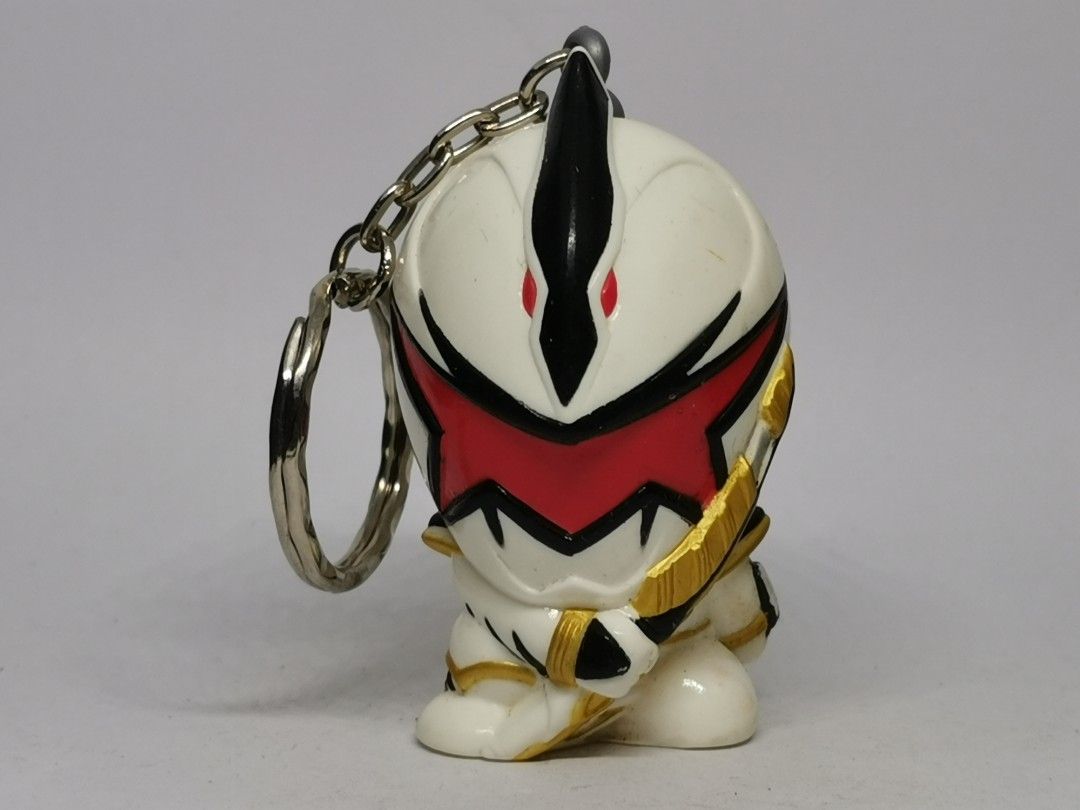 Bandai Abaranger White Keychain, Hobbies & Toys, Toys & Games on Carousell