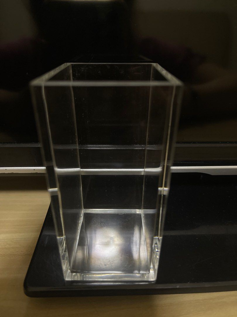 Acrylic rectangle container, Everything Else on Carousell