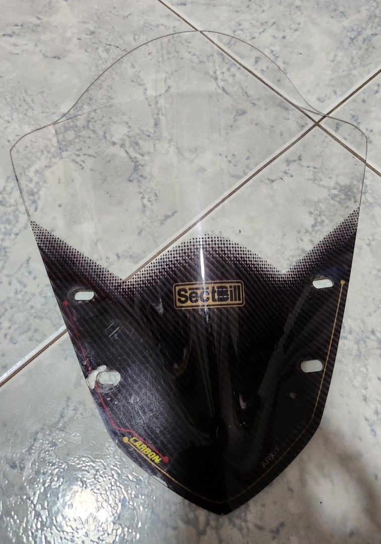 Aerox SectBill Visor, Motorcycles, Motorcycle Accessories on Carousell