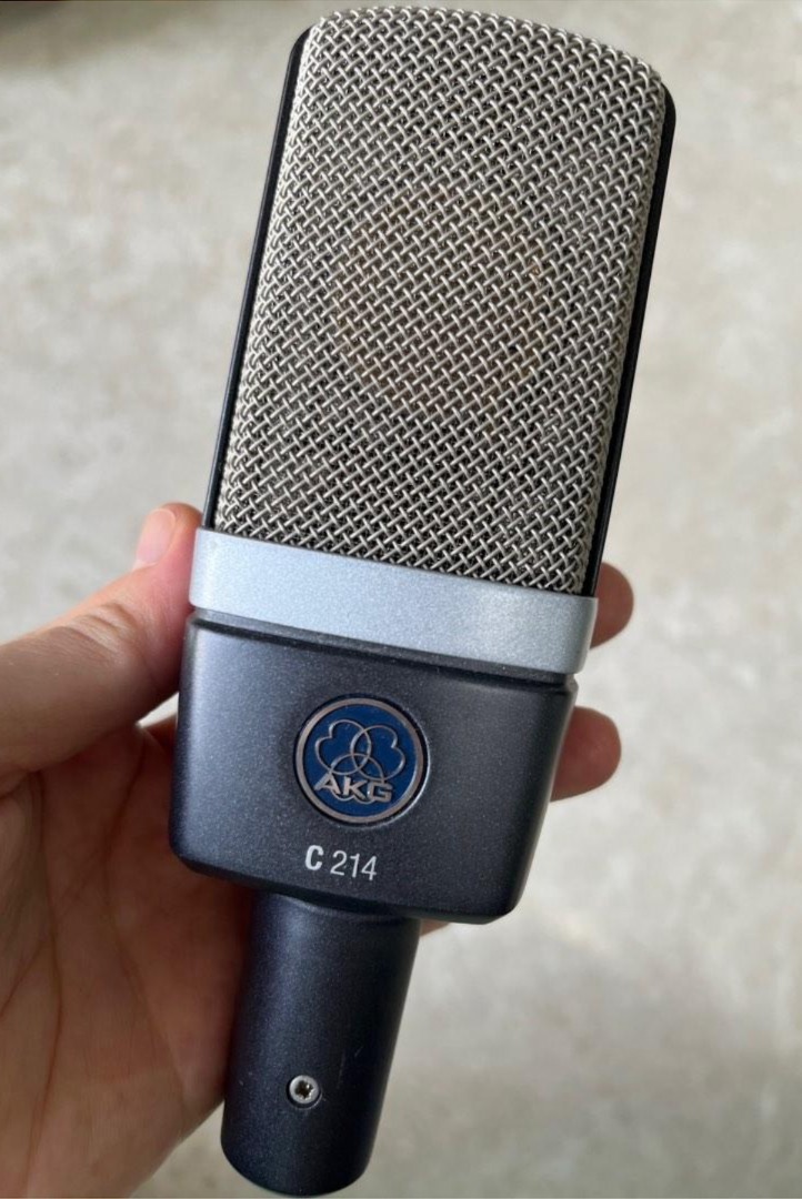 AKG C214 Microphone + Macky Onyx Audio Interface, Audio, Microphones on ...