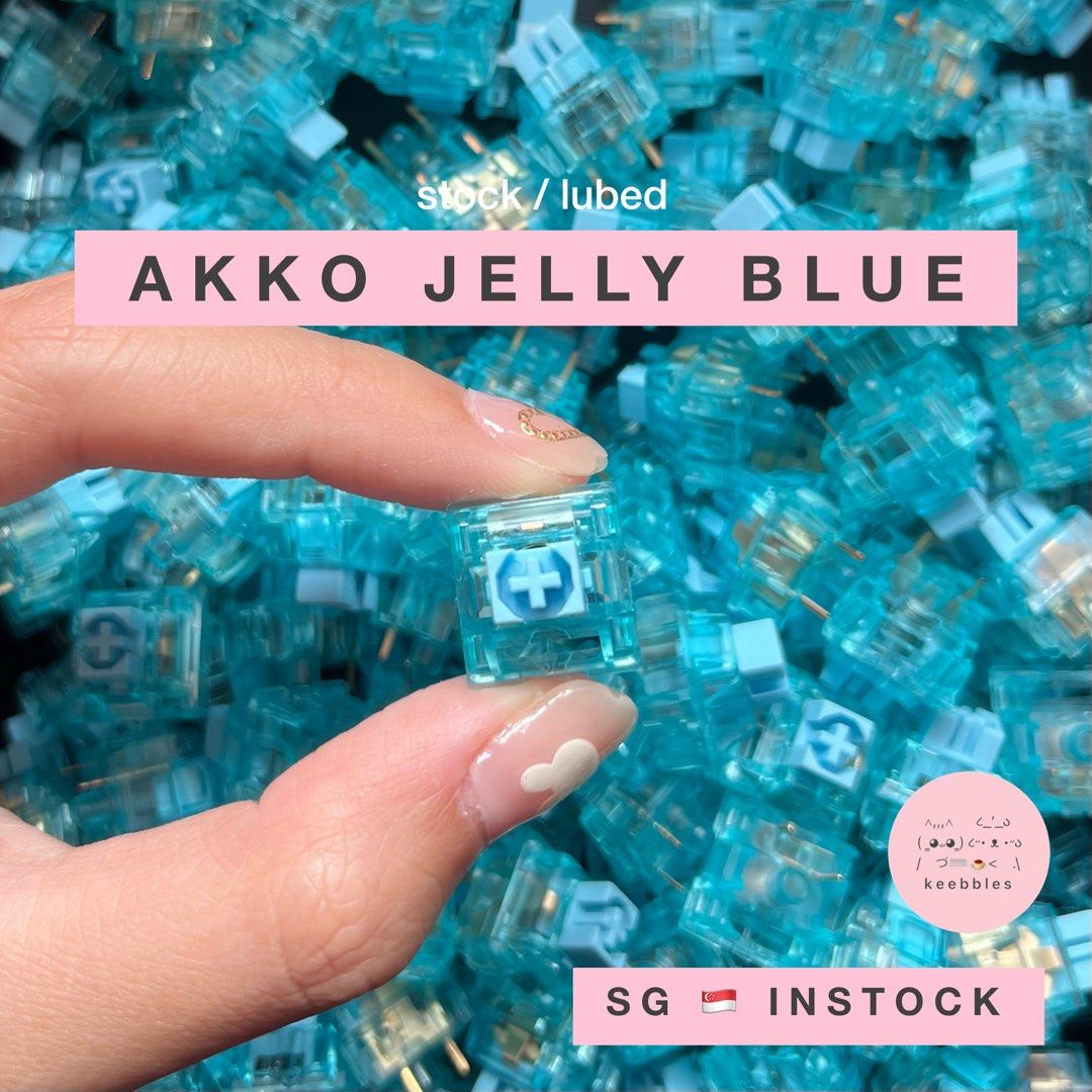 akko jelly blue switches, Computers & Tech, Parts & Accessories ...