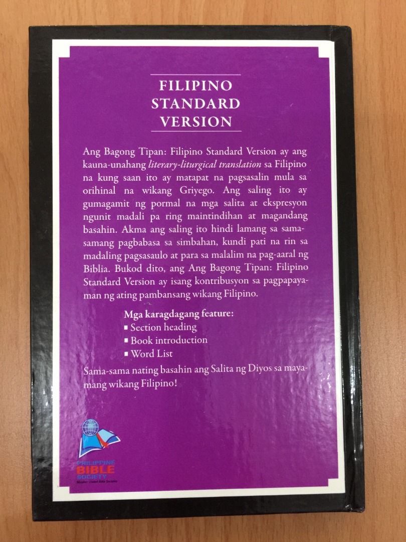 Ang Bagong Tipan: Filipino Standard Version FSV, Hobbies & Toys, Books ...