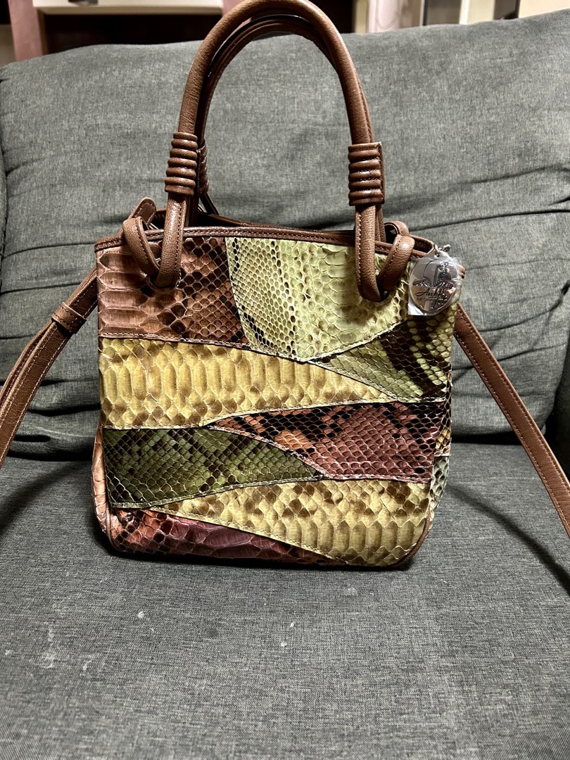 ANKH Jet Snake Skin Bag, Women's Fashion, Bags & Wallets, Cross-body ...