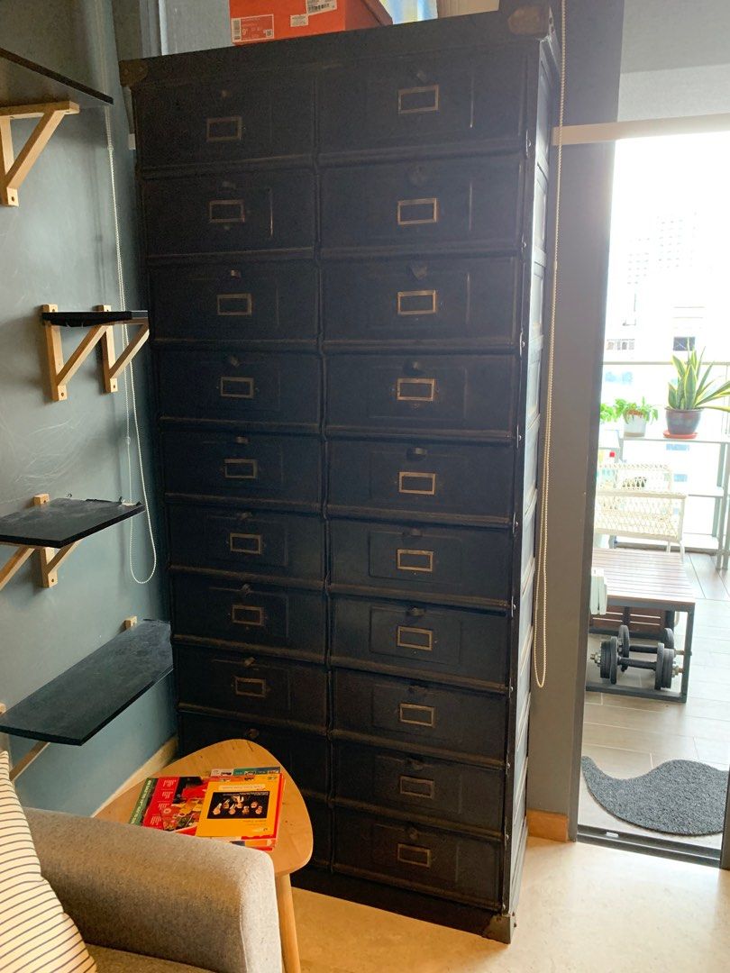 Antique Postman Cabinet, Furniture & Home Living, Furniture, Shelves ...