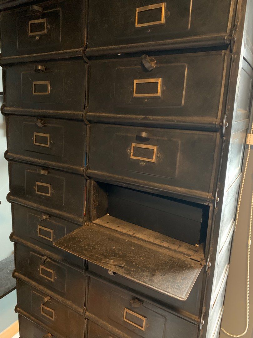 Antique Postman Cabinet, Furniture & Home Living, Furniture, Shelves ...