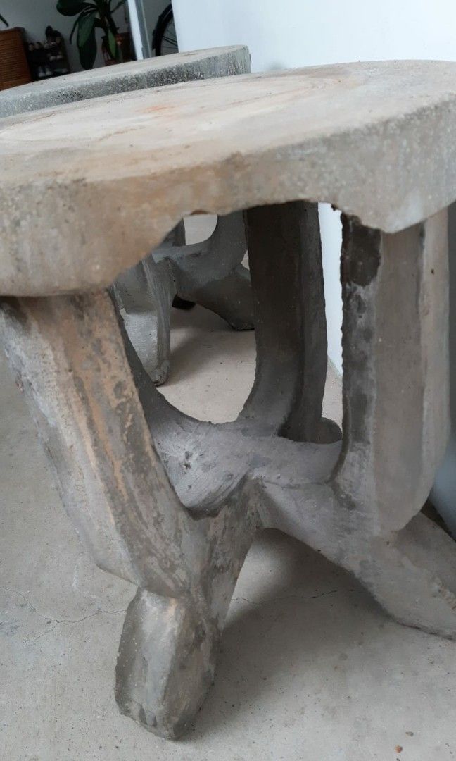 Antique stone stool, Furniture & Home Living, Outdoor Furniture on ...