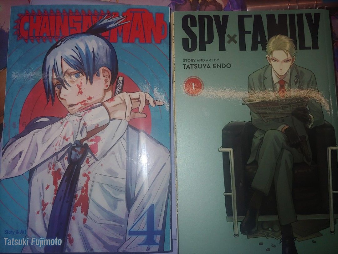 Assorted manga spy family chainsaw man demon slayer jujutsu kaisen, Hobbies & Toys, Books ...