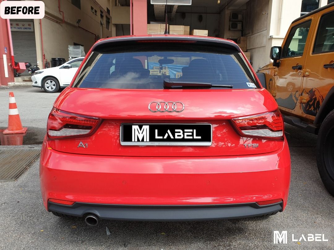 Audi A1 Full Vinyl Wrap - Satin Metallic Sakura Pink, Car Accessories ...