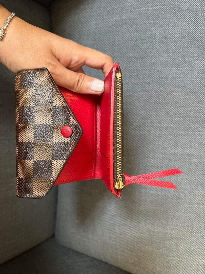 Authentic Louis Vuitton Victorine Wallet Damier Ebene, Luxury, Bags ...
