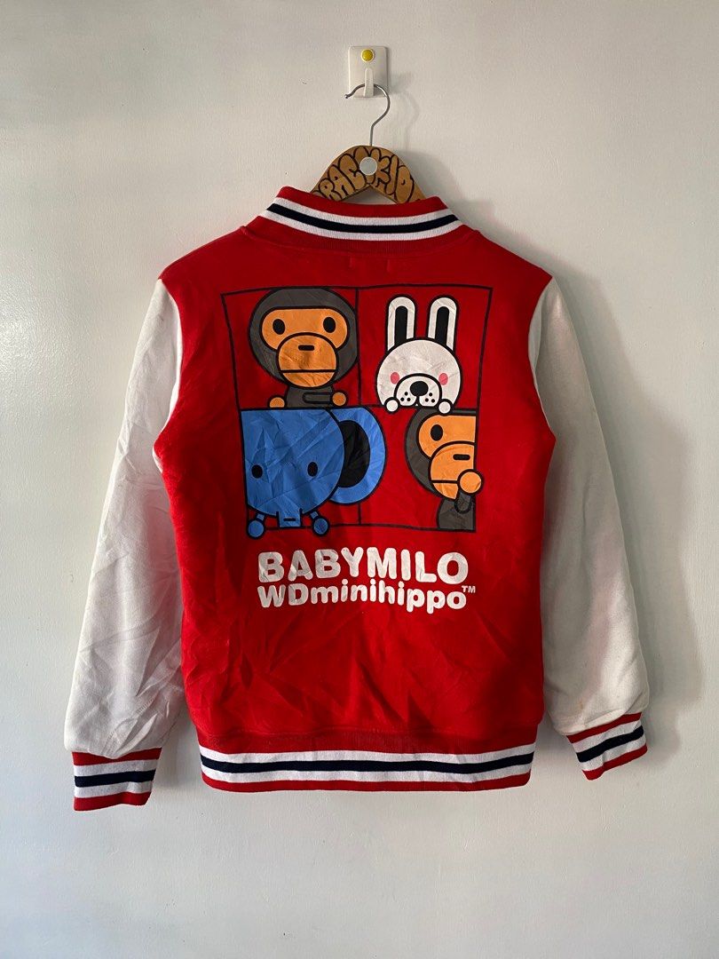 BABY MILO Varsity Jacket, Women's Fashion, Coats, Jackets and Outerwear ...