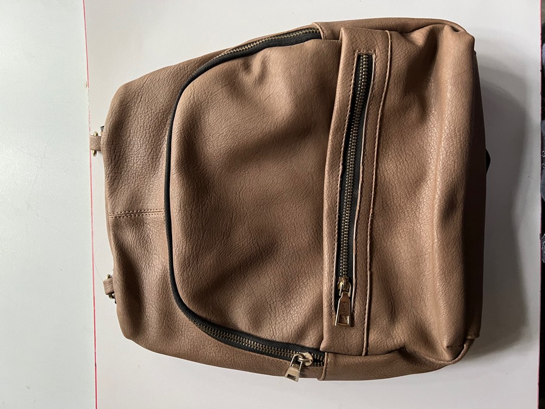 Back to school brown backpack, Women's Fashion, Bags & Wallets ...