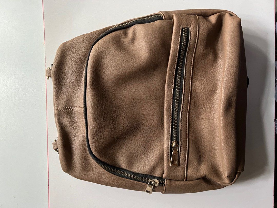 Back to school brown backpack, Women's Fashion, Bags & Wallets ...