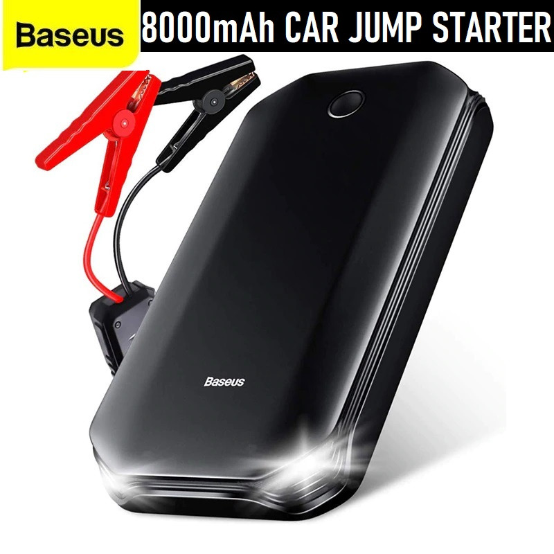 Baseus 8000mAh Car Jump Starter Super Energy 12V 800A Power Bank ...