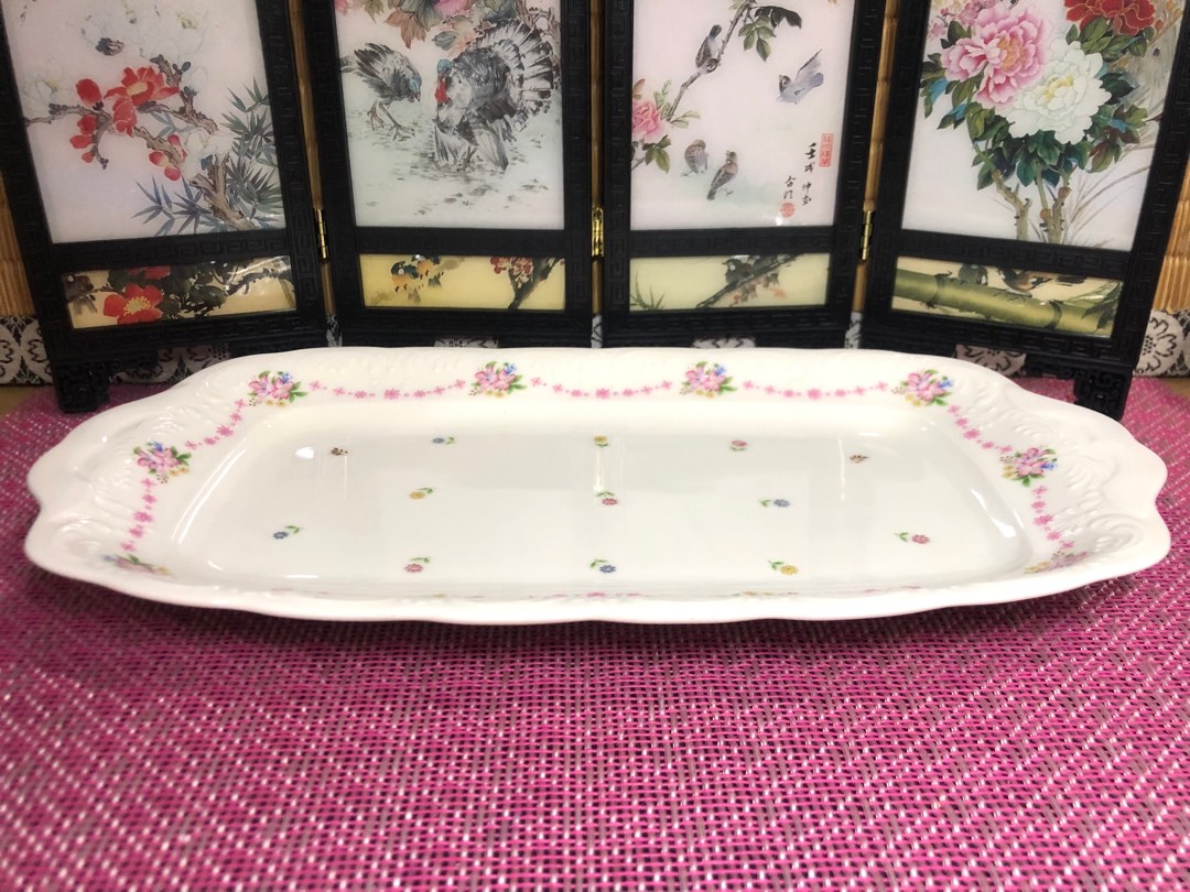 Beautiful and unique shape porcelain plate Made in Japan, Furniture ...