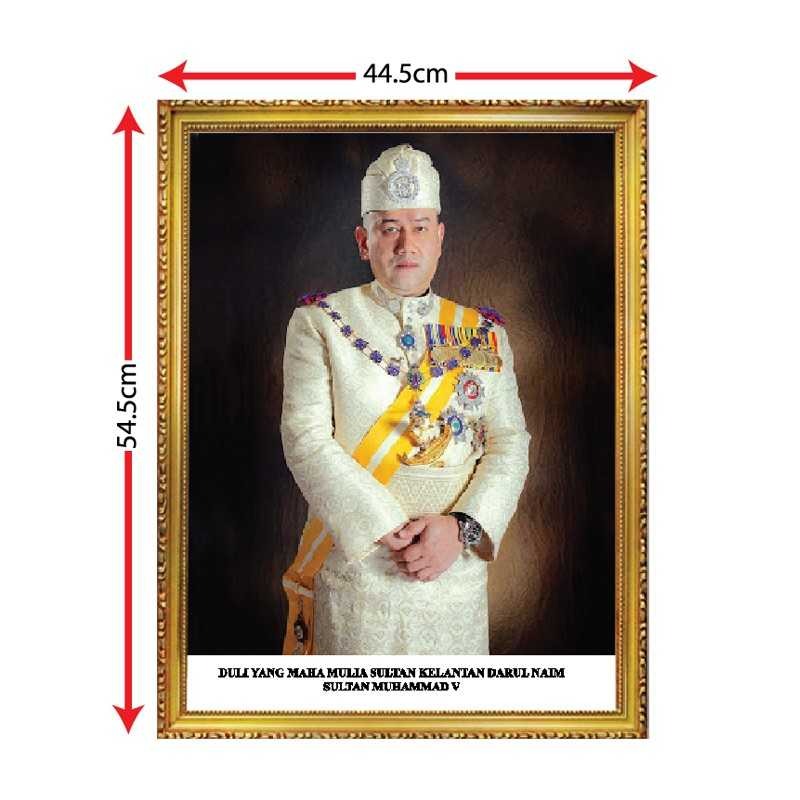 Bingkai Potret Sultan Kelantan, Hobbies & Toys, Stationery & Craft ...