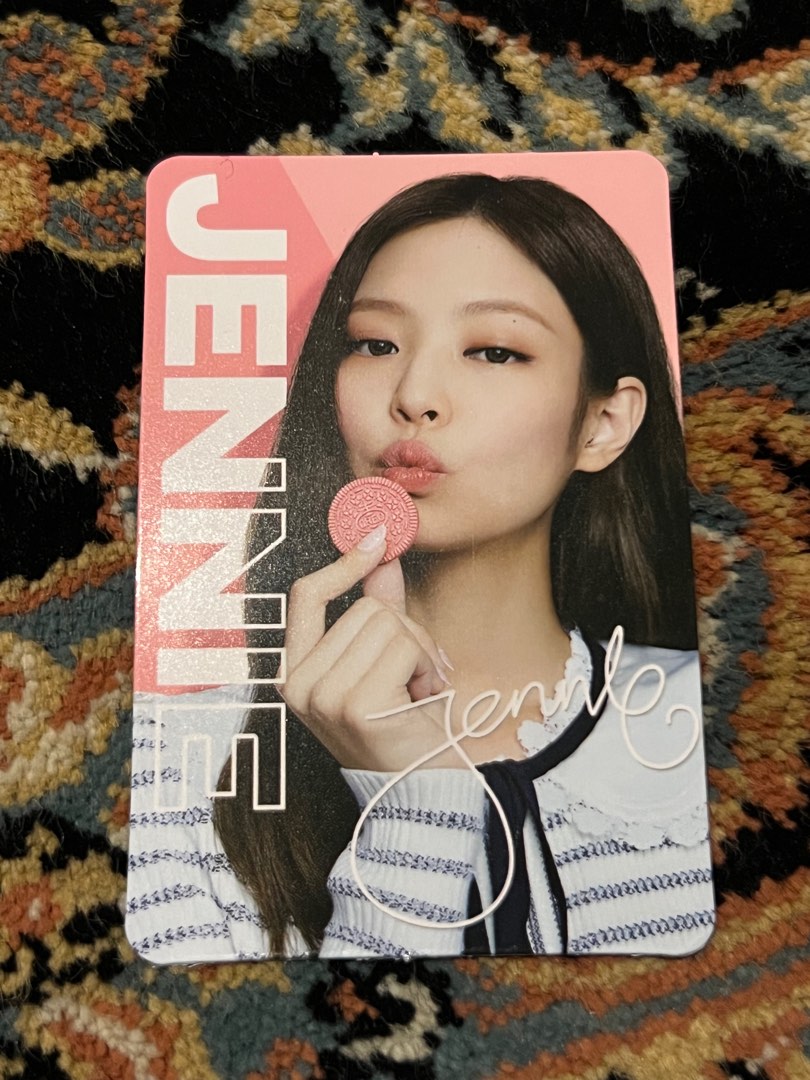 Blackpink Oreo Jennie photocard, Hobbies & Toys, Memorabilia ...