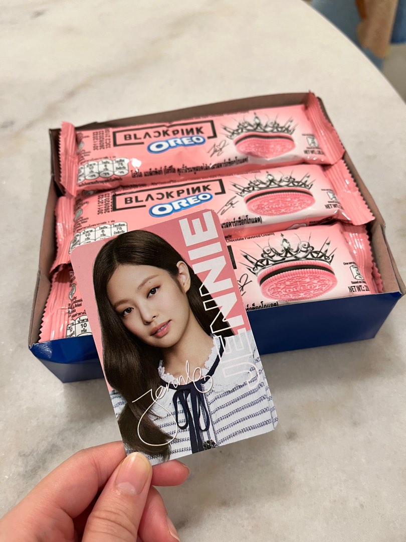 [FREE MAILING] Blackpink x Oreo Jennie card, Hobbies & Toys ...