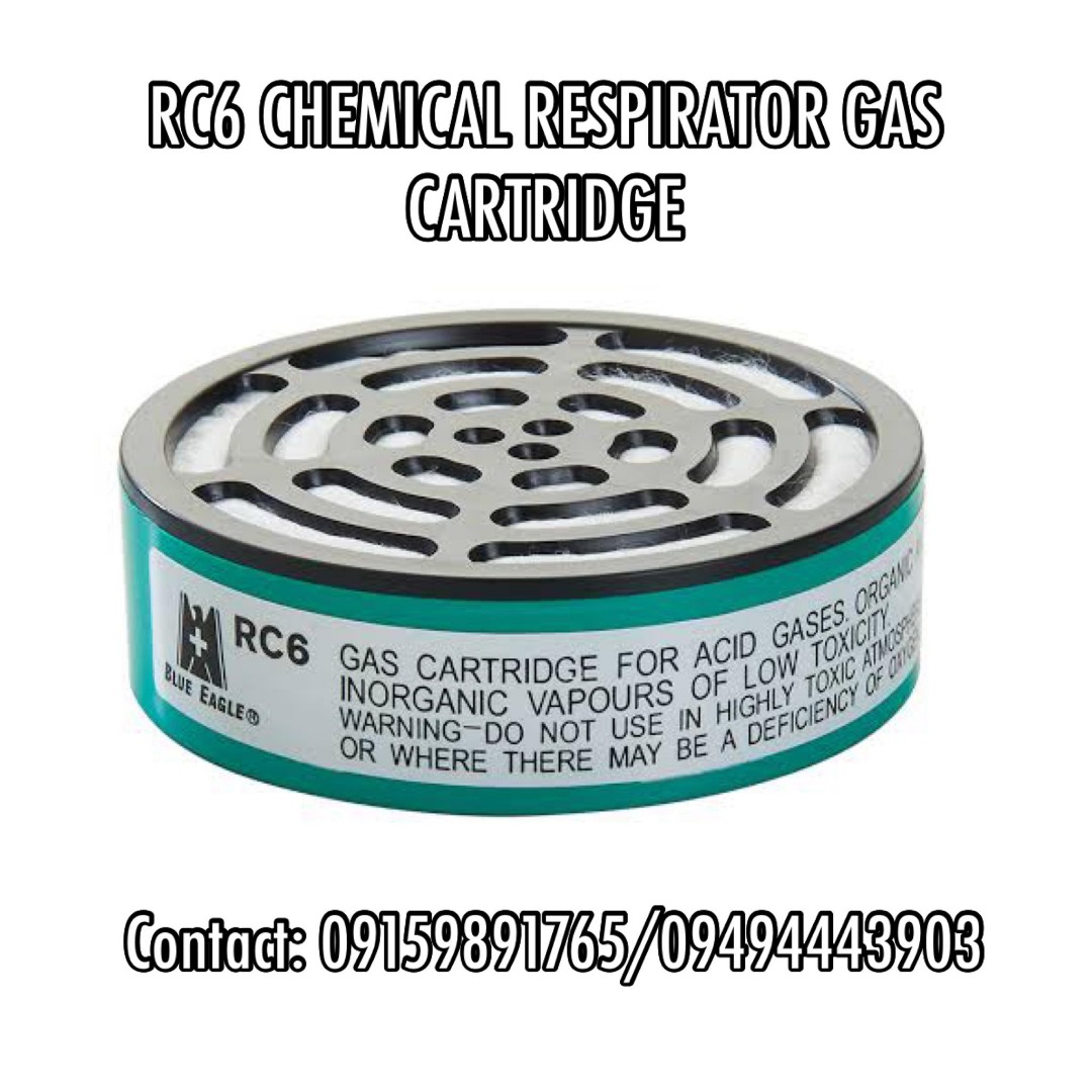 Blue Eagle Chemical Respirator Gas Cartridge RC 6, Commercial ...