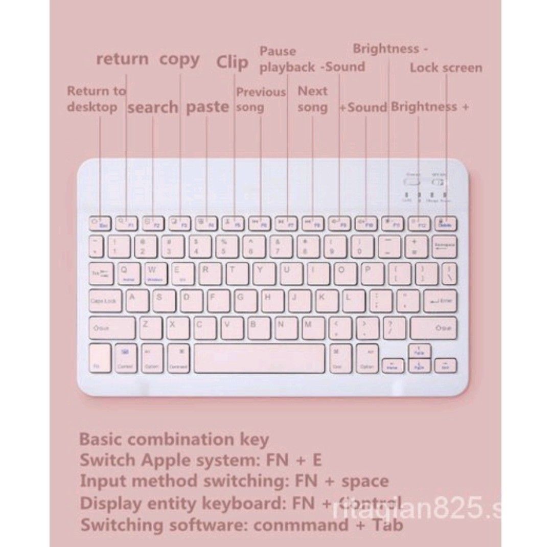 10 Bluetooth Keyboard Mouse Computers And Tech Parts And Accessories Computer Keyboard On