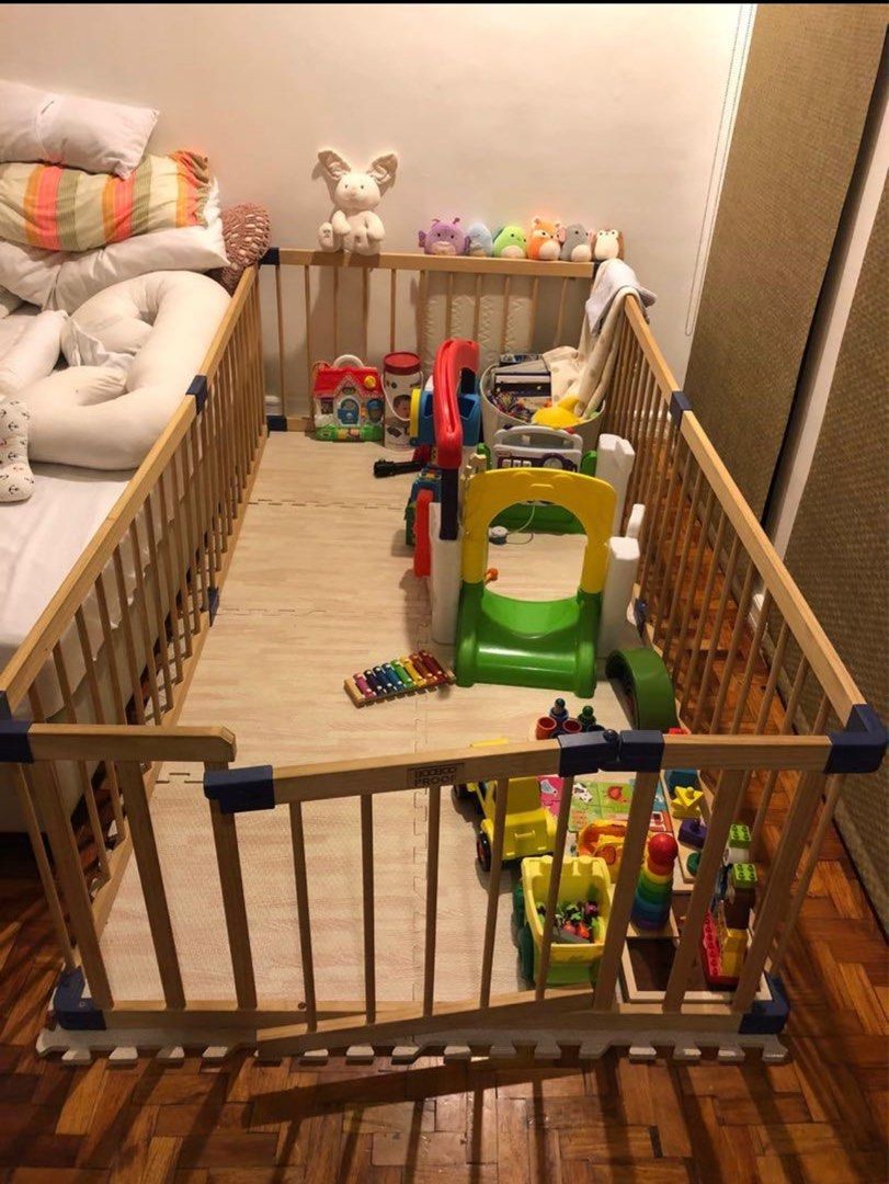 Booboo Proof Playpen, Babies & Kids, Baby Nursery & Kids Furniture ...