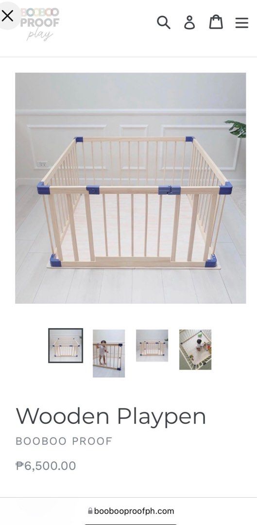 Booboo Proof Playpen, Babies & Kids, Baby Nursery & Kids Furniture ...