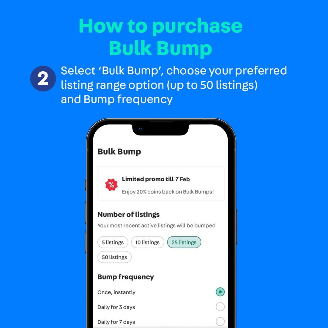 Boost multiple listings at once with the new Bulk Bumps!, Announcements ...