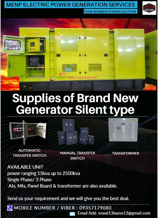 BRANDNEW SILENT TYPE GENERATOR, Commercial & Industrial, Construction ...