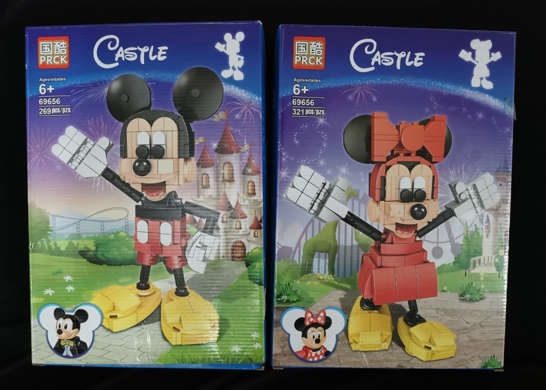 PRCK MICKEY + MINNY MOUSE BRICK SET RARE, Hobbies & Toys, Toys & Games ...