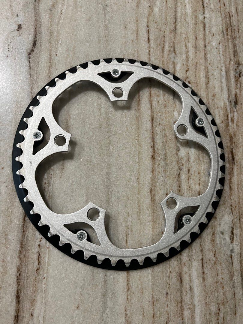 Brompton Stock 50T Chainring Brand New Black Edition and Used Silver ...