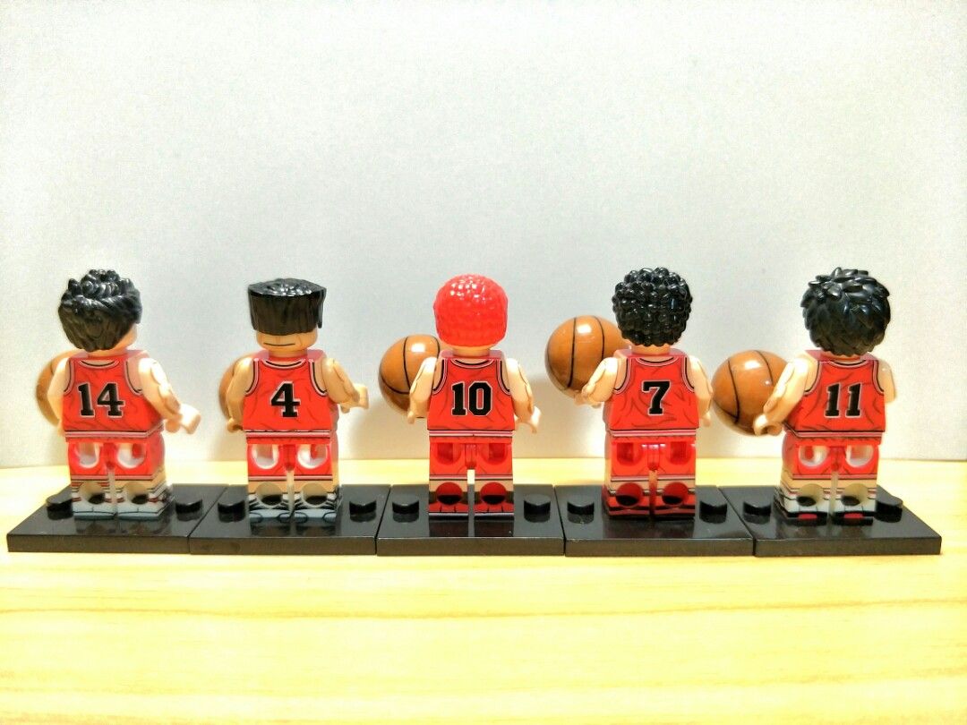 Building Blocks Slam Dunk Set Minifigures (Lego Compatible), Hobbies ...