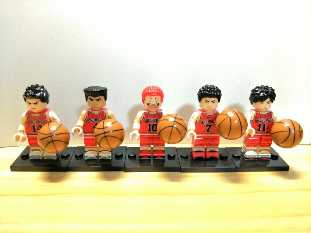 Building Blocks Slam Dunk Set Minifigures (Lego Compatible), Hobbies ...