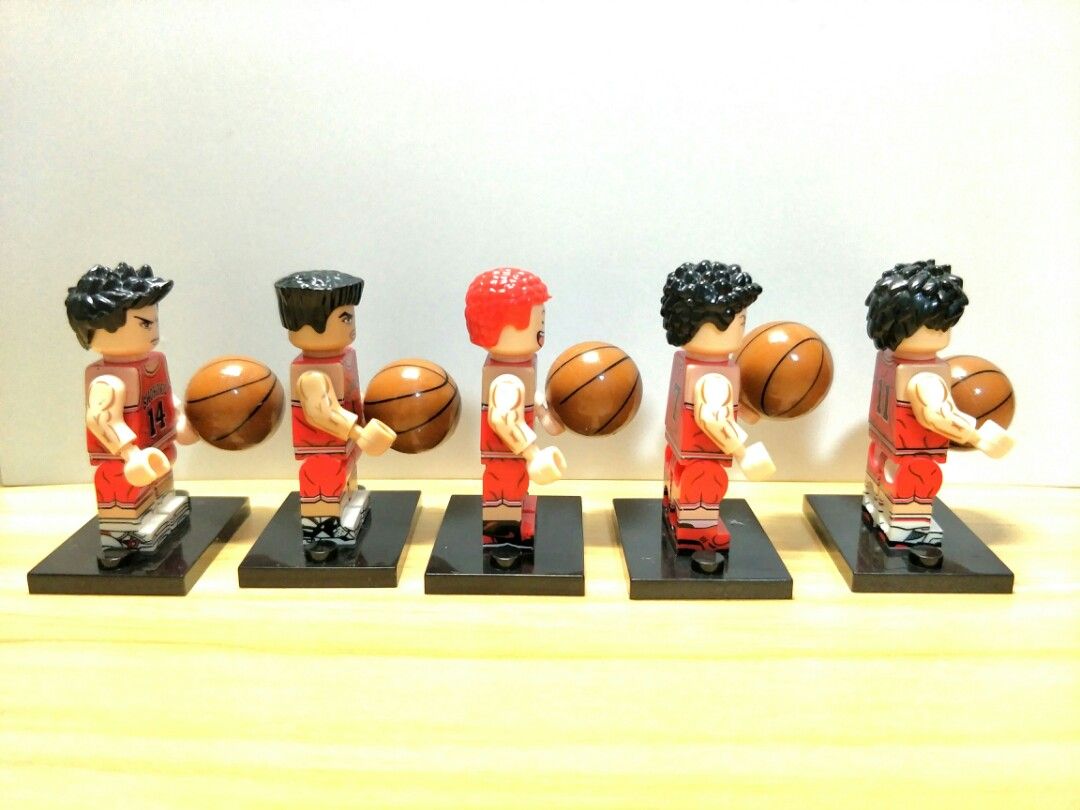 Building Blocks Slam Dunk Set Minifigures (Lego Compatible), Hobbies ...
