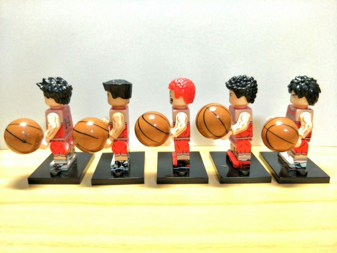 Building Blocks Slam Dunk Set Minifigures (Lego Compatible), Hobbies ...