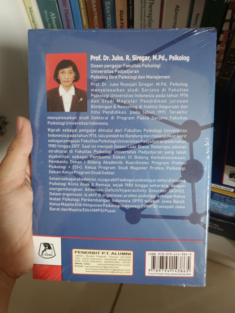 Buku ADHD Penelitian Praktek dan Intervensi Hiperactive Attention Deficit Prof. Juke, Buku ...