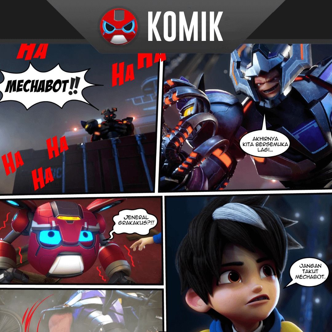 Buku Komik Mechamato Movie Wira Baharu Novel Manga Buku Cerita Kanak ...