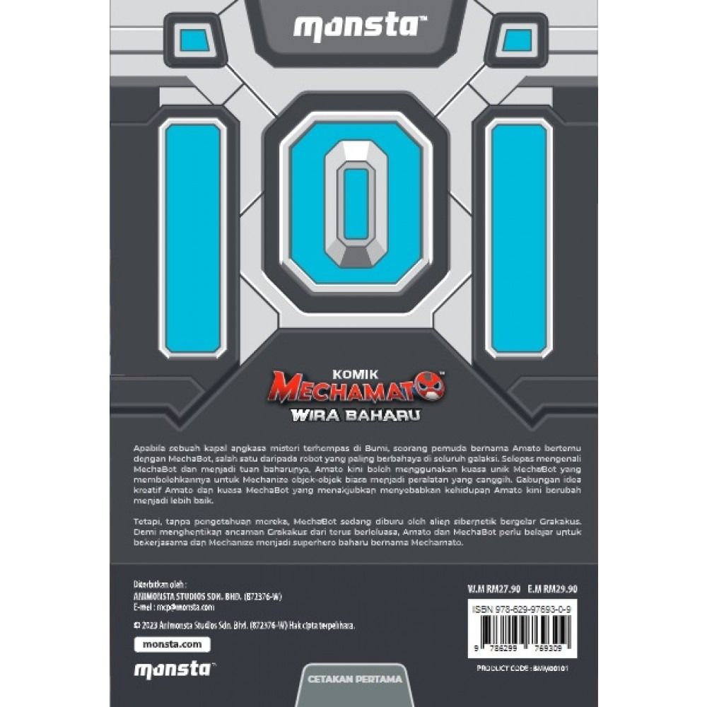 Buku Komik Mechamato Movie Wira Baharu Novel Manga Buku Cerita Kanak ...