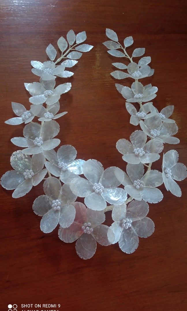 Capiz shell flowers, Furniture & Home Living, Home Decor, Artificial ...